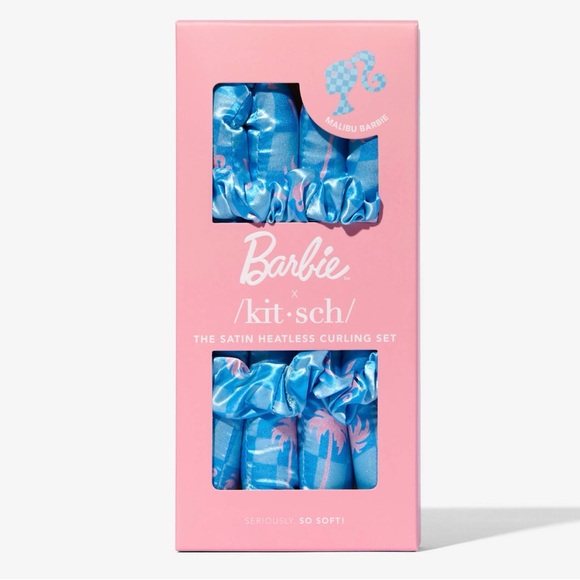 Kitsch | Hair | Barbie X Kitsch Satin Heatless Curling Set Malibu ...
